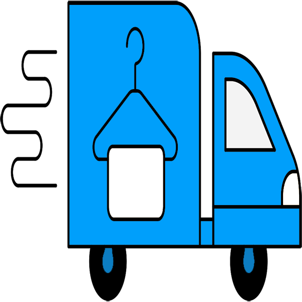 Clean clothes picked up on time